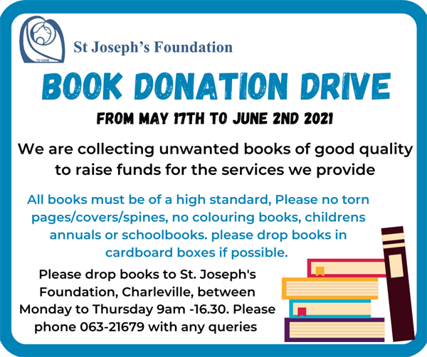Book Donation Drive is back!