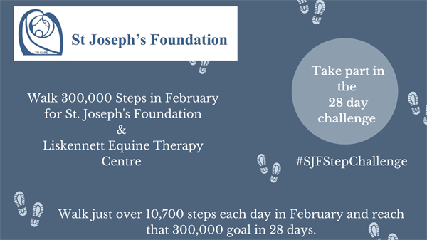 300,000 Steps for SJF & Liskennett Equine Therapy Centre