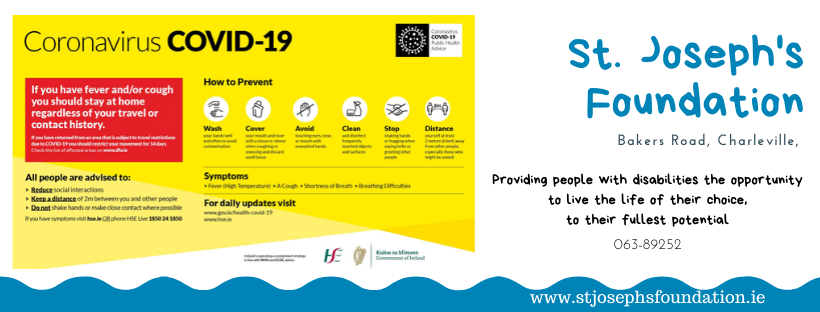 St Joseph's Foundation > Covid-19 Resources > General Covid-19 resources